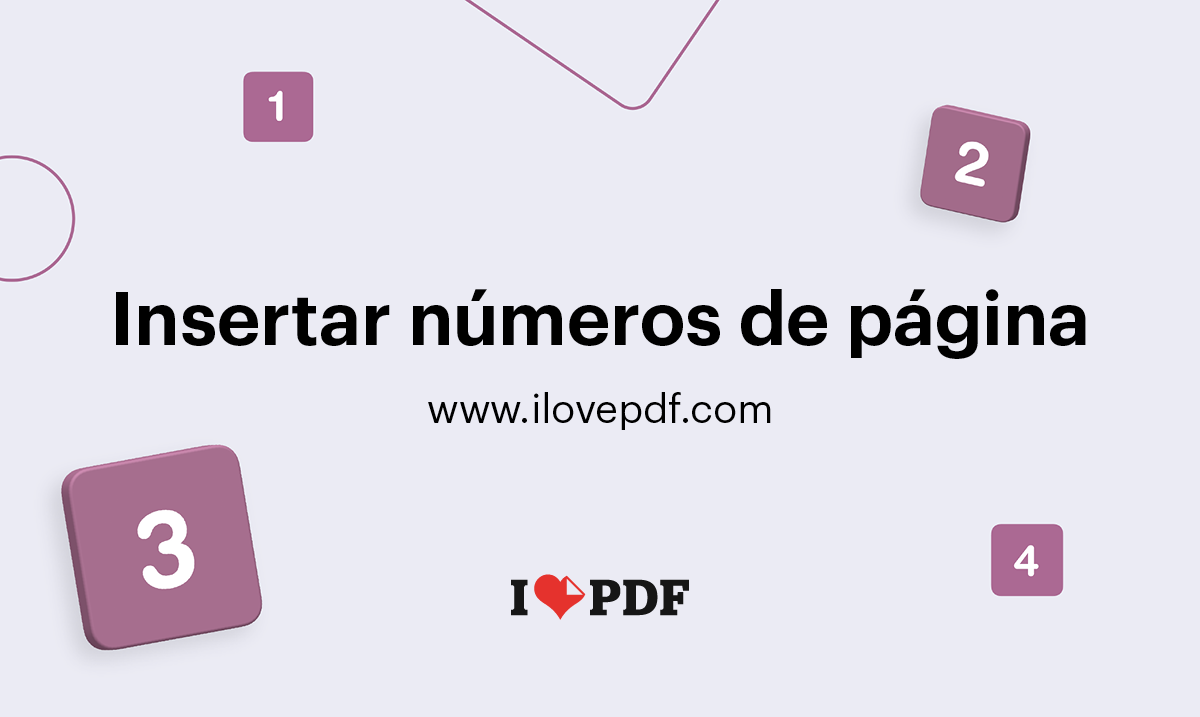 Insertar números de página a un PDF online