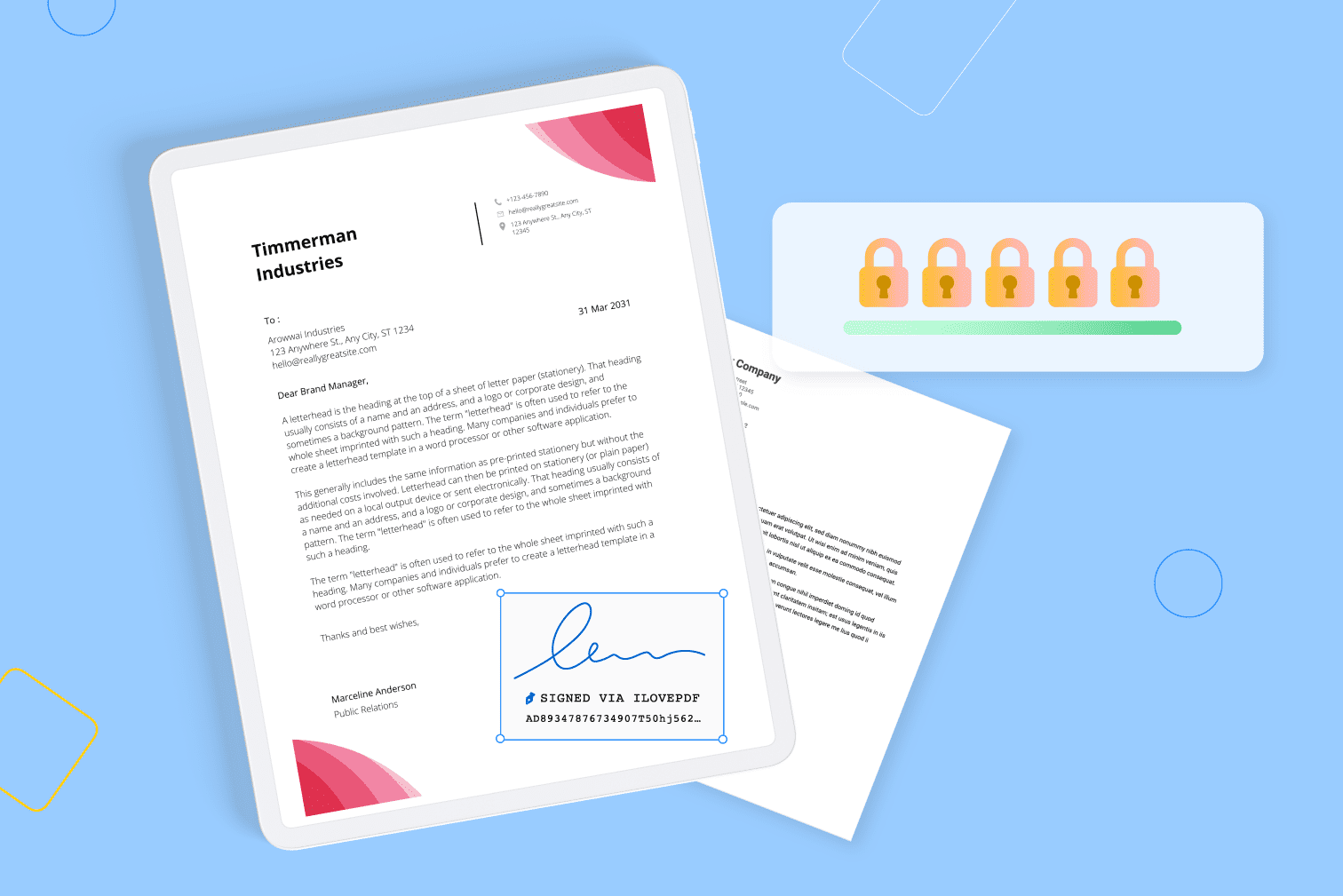 Difference between a digital signature & electronic signature Difference between a digital signature & electronic signature