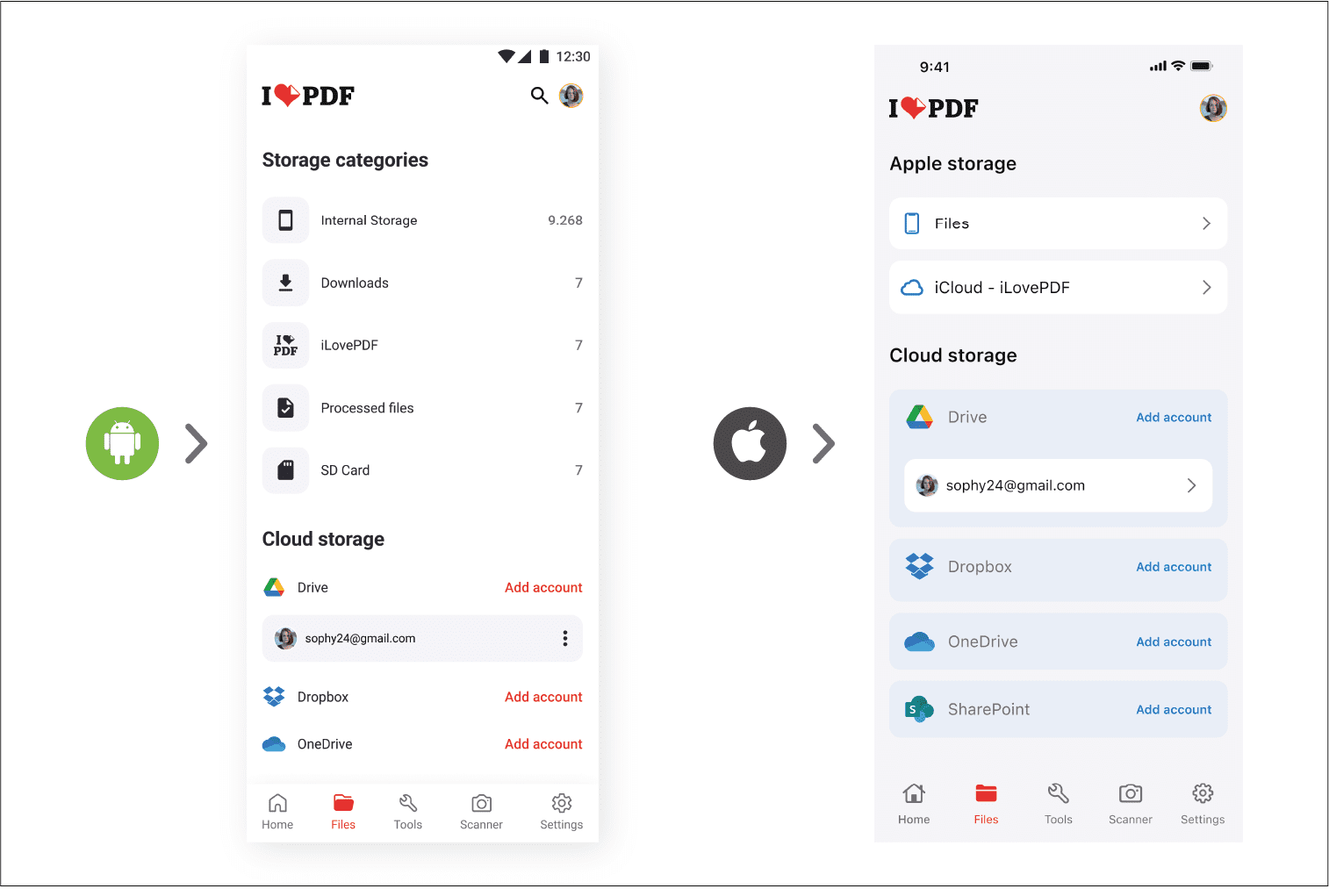 Use the iLovePDF App to edit PDFs from cloud storage Use the iLovePDF App to edit PDFs from cloud storage